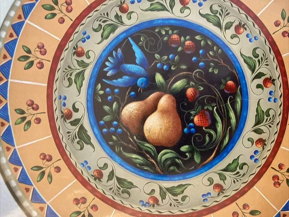Tole Painting Pattern : Folk Art Bowl by Rosemary West - Etsy