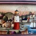 Vintage Tole Painting Pattern : Harbour Village by Betty Caithness - Etsy