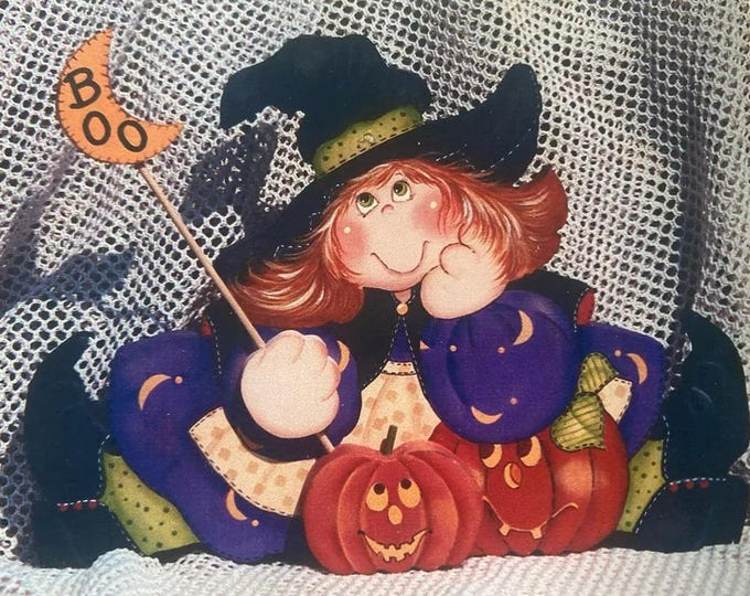 Decorative Tole Painting Pattern Packet: Boo Witch by Mary Helen Gould ...