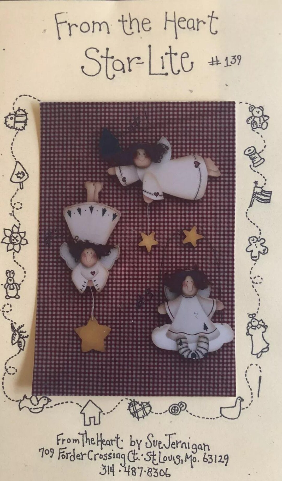 Tole Painting Pattern Packet: Star- Lite by Sue Jernigan - Etsy