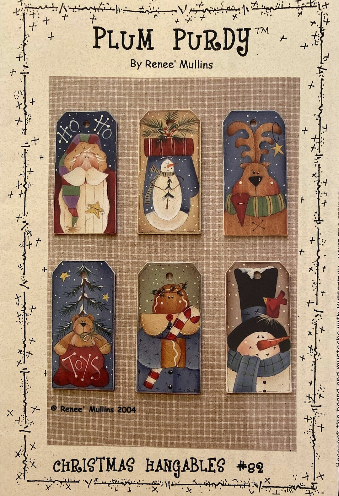 Tole Painting Pattern : Christmas Hangables by Renee Mullins - Etsy