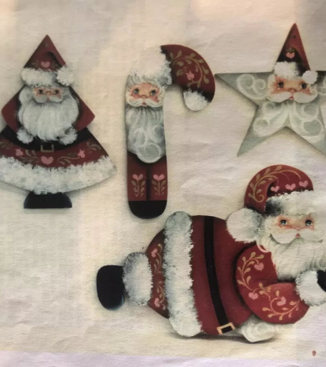 Vintage 1991 Decorative Tole Painting Pattern Packet: Rosemary's Santa ...