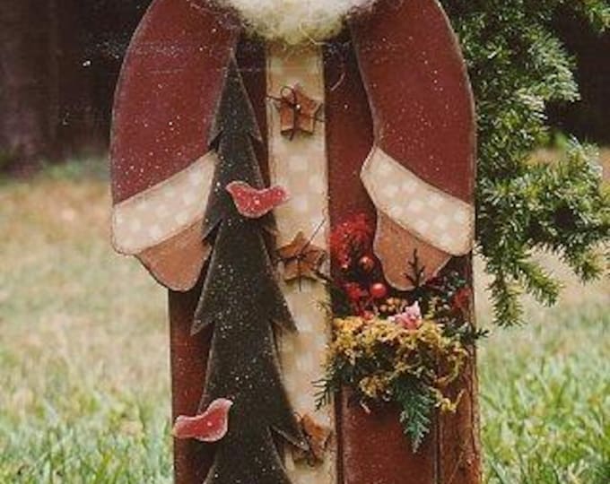 Vintage 1997 Christmas Tole Pattern : St. Nick 25" Santa by Heidi ...