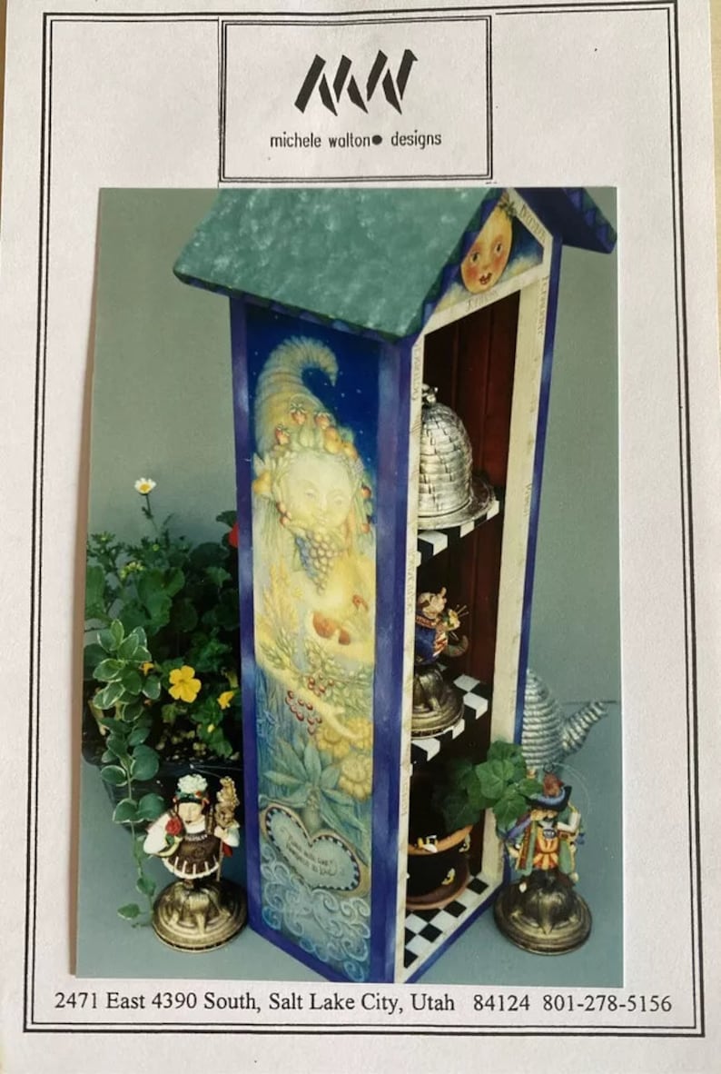 Deluxe Tole Painting Pattern : Harvest Moon Shelf by Michele Walton - Etsy