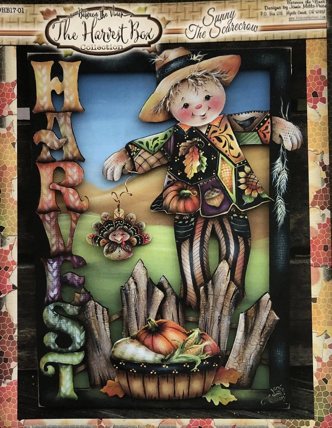 Vintage Tole Painting Pattern Packet: Sunny the Scarecrow by Jamie ...