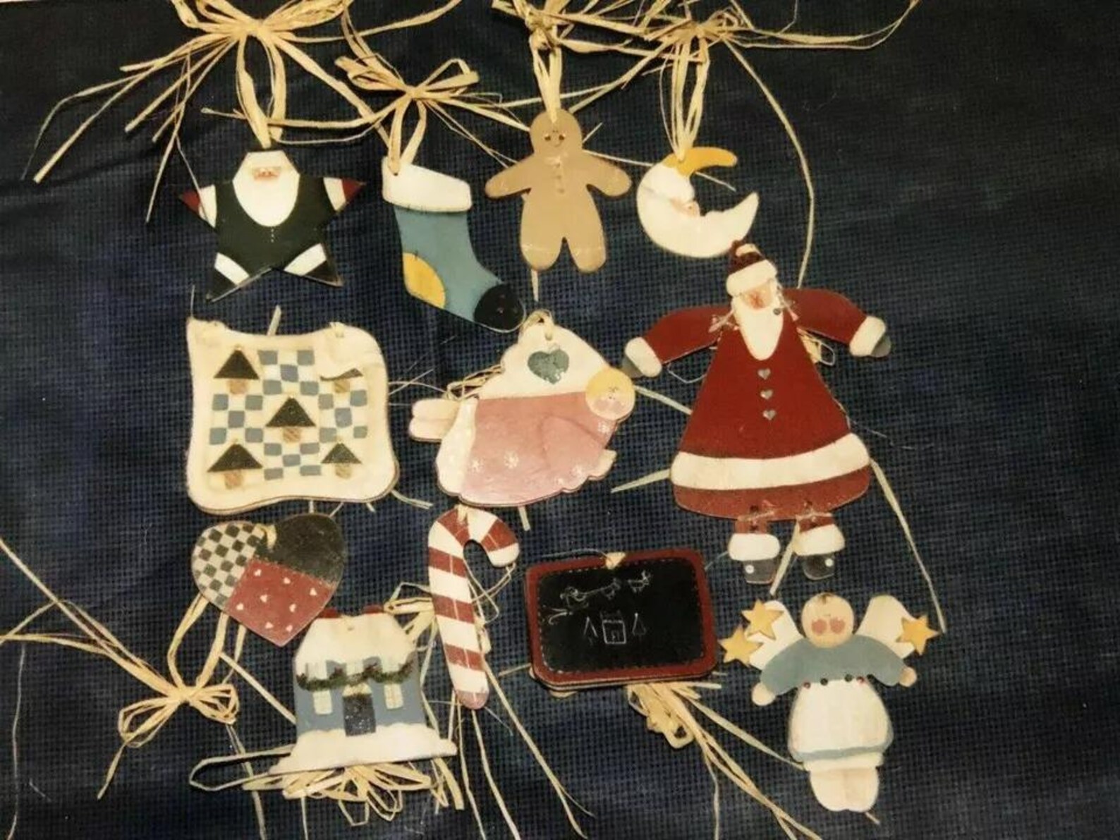Vintage 1990 Tole Painting Pattern : Country Christmas Primitive Tree ...