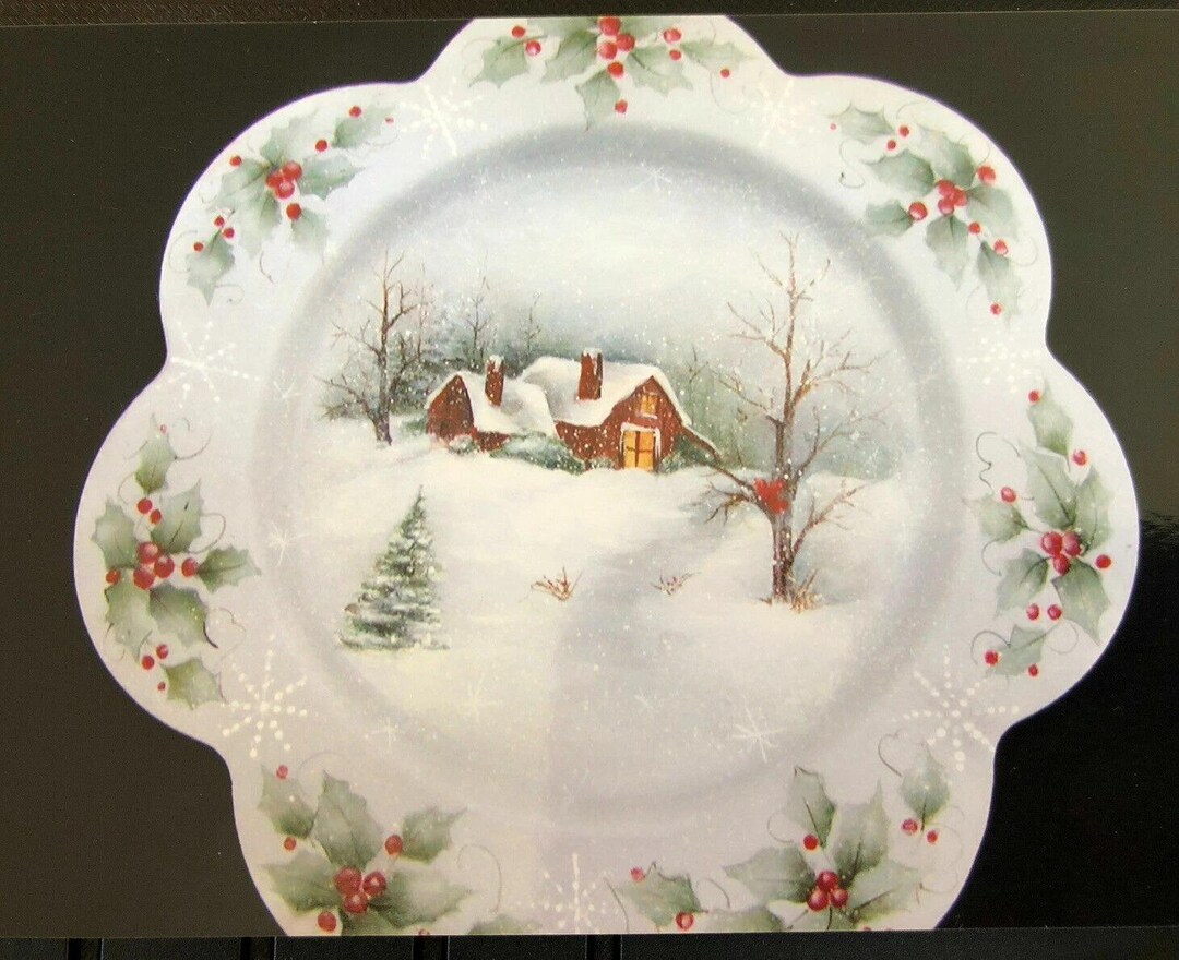 Vintage Tole Pattern Packet: Winter Delight by Mary Wiseman - Etsy