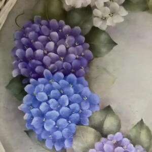 Deluxe Tole Pattern Packet: Hydrangea Basket Tray by Mary Wiseman - Etsy