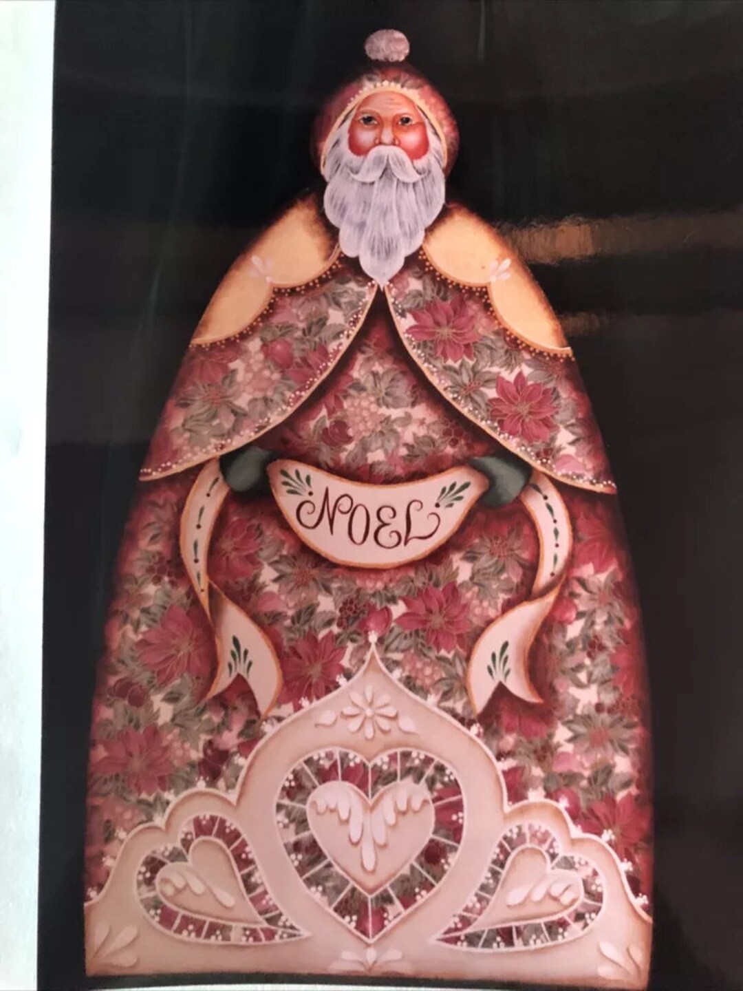 Vintage Tole Painting Pattern : Patchwork Santa by Nancylee Lenski - Etsy