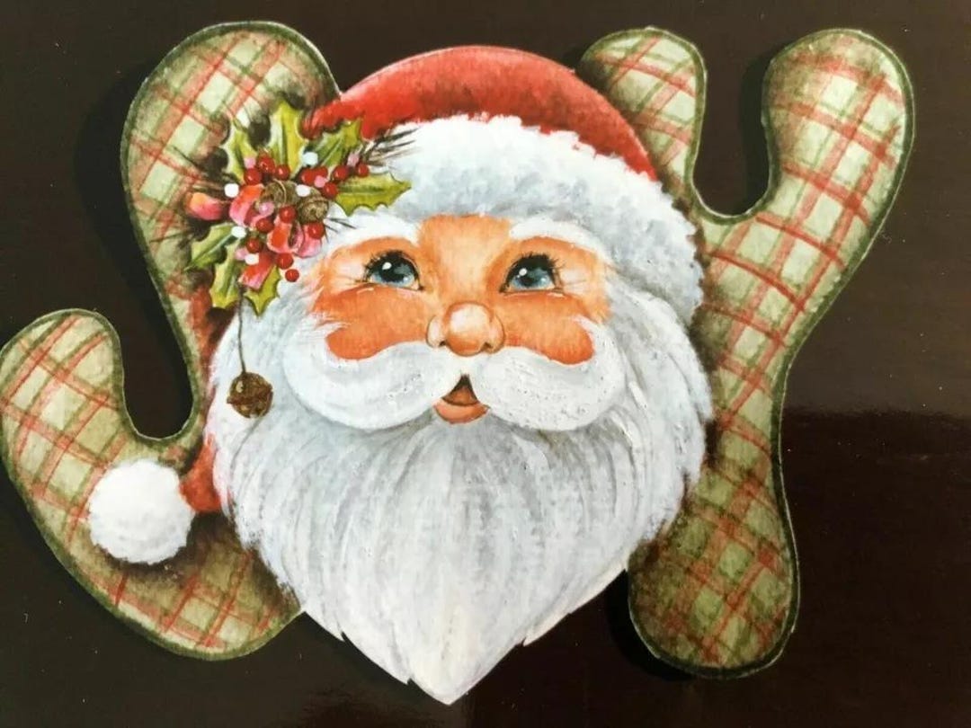 Vintage Christmas Tole Pattern : Santa's Joy by Jane Roe - Etsy