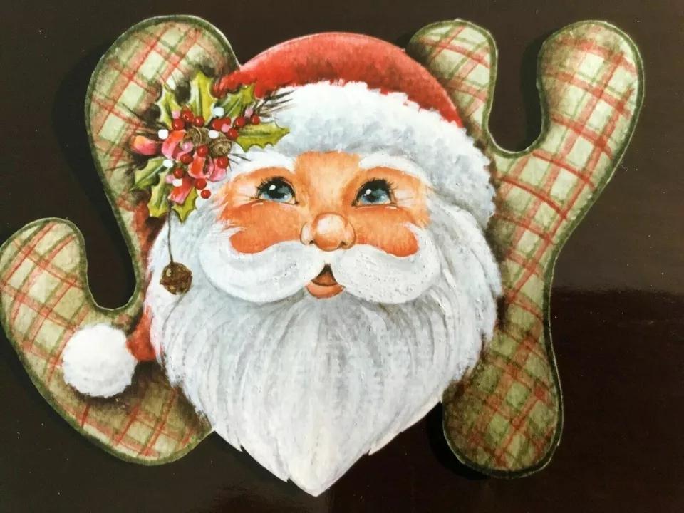 Vintage Christmas Tole Pattern Packet: Santa's Joy by Jane Roe - Etsy