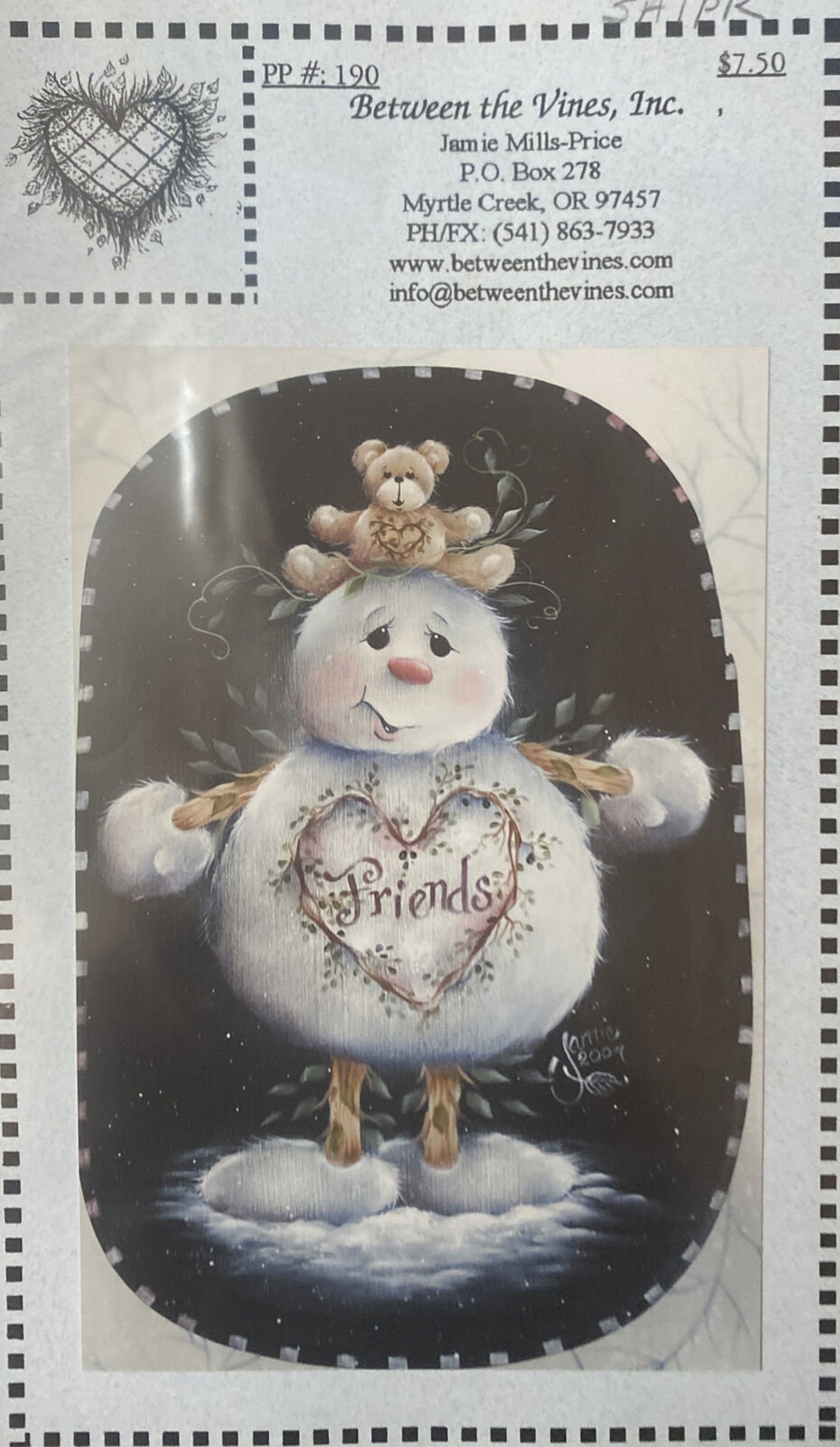 Decorative Tole Painting Pattern Packet: Fluff N' Stuff by Jamie Mills ...