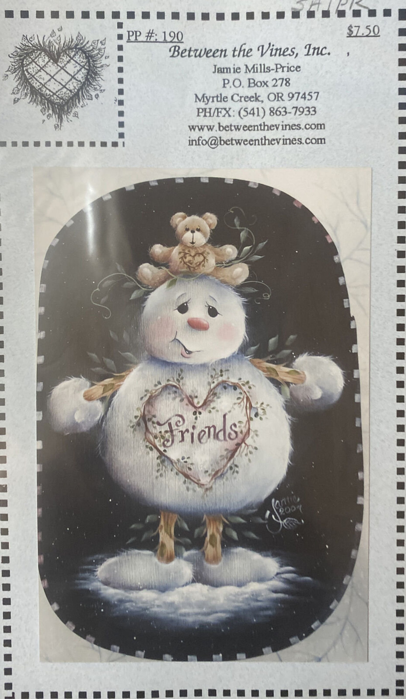 Decorative Tole Painting Pattern Packet: Fluff N' Stuff by Jamie Mills ...