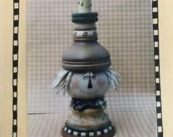 Tole Painting Pattern Packet: Pumpkin Head Pete Candlestick by Chris ...