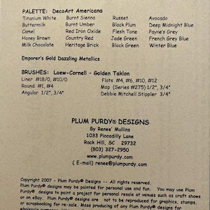 Tole Painting Pattern : Santa & Rudy by Renee Mullins - Etsy