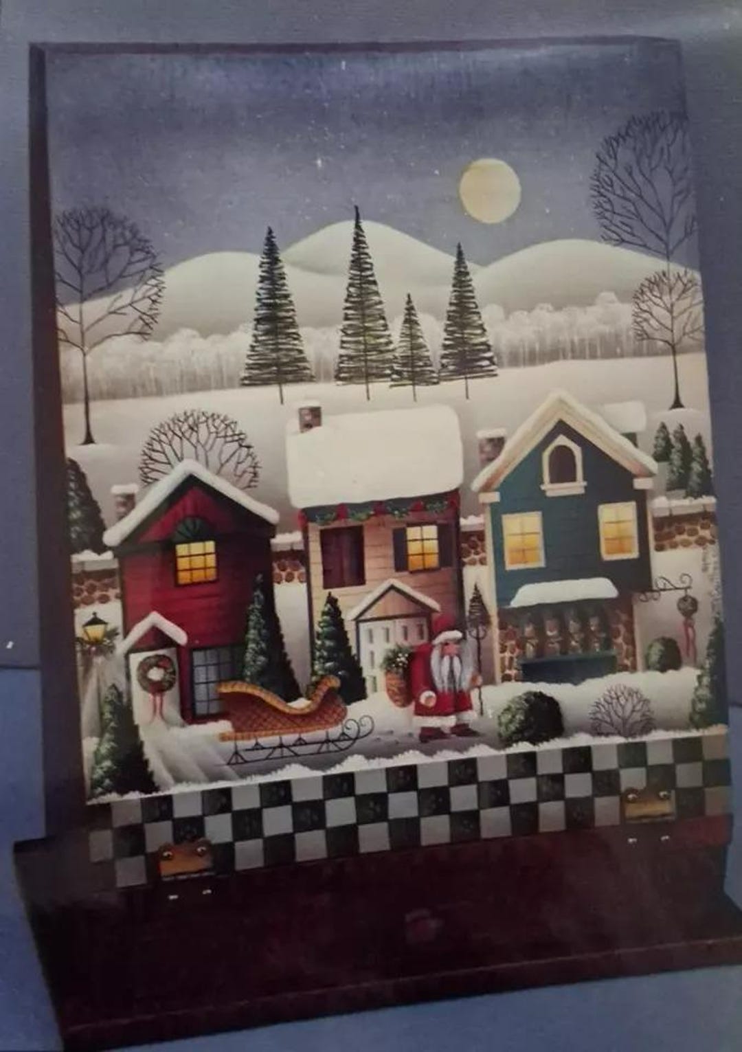 Vintage 1995 Tole Painting Pattern: Christmas Wish Cabinet by Betty ...