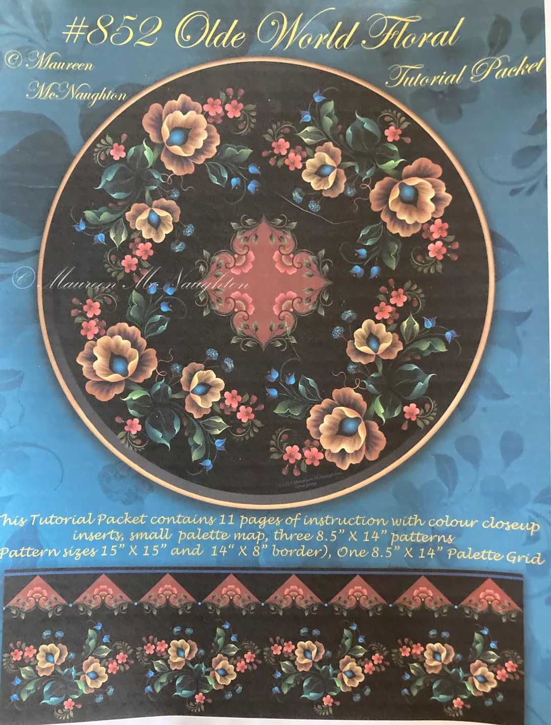 Decorative Tole Painting Pattern Packet: Olde World Floral by Maureen ...