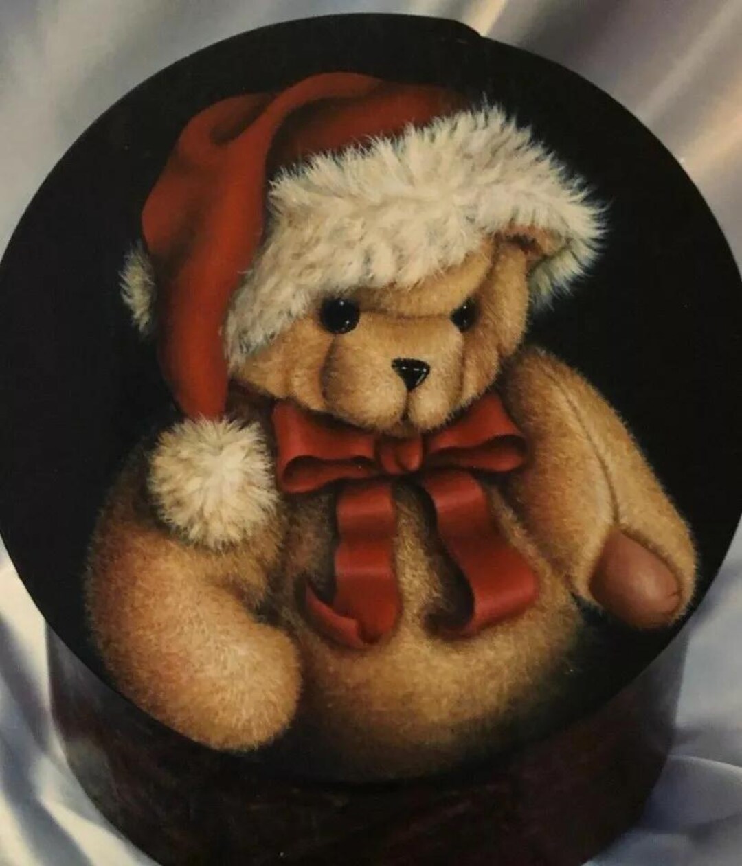 Vintage 1999 Tole Painting Pattern : Christmas Bear by Debbie Cole - Etsy