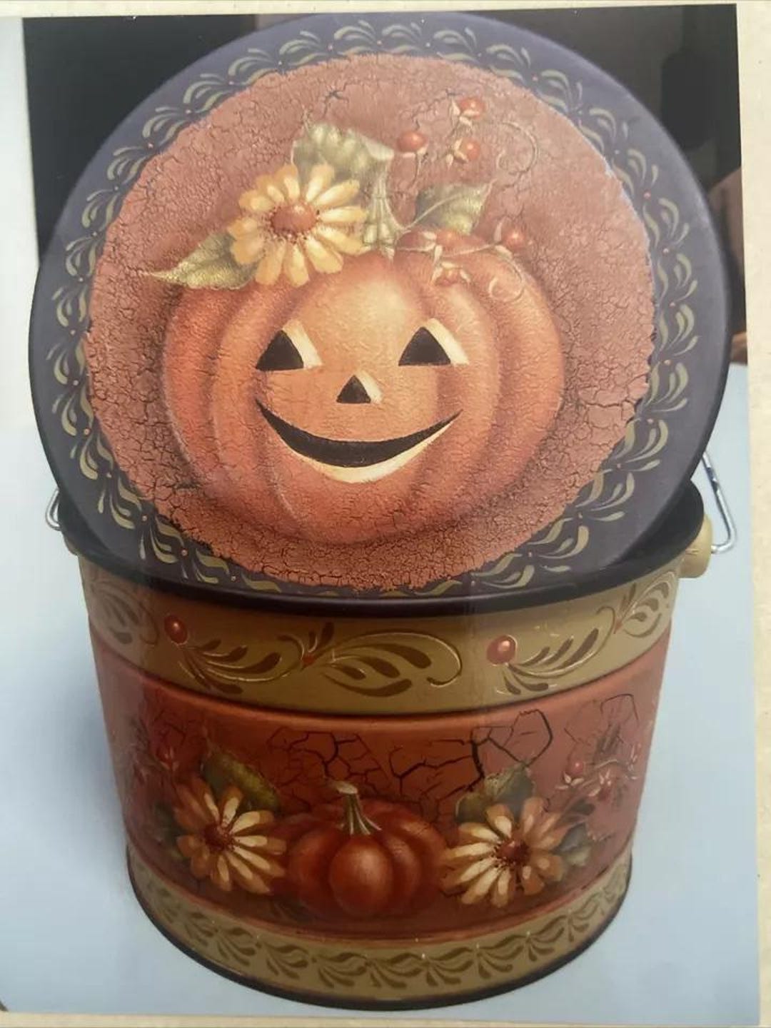 Vintage Tole Painting Pattern : Autumn Treats by Mary Svenson - Etsy
