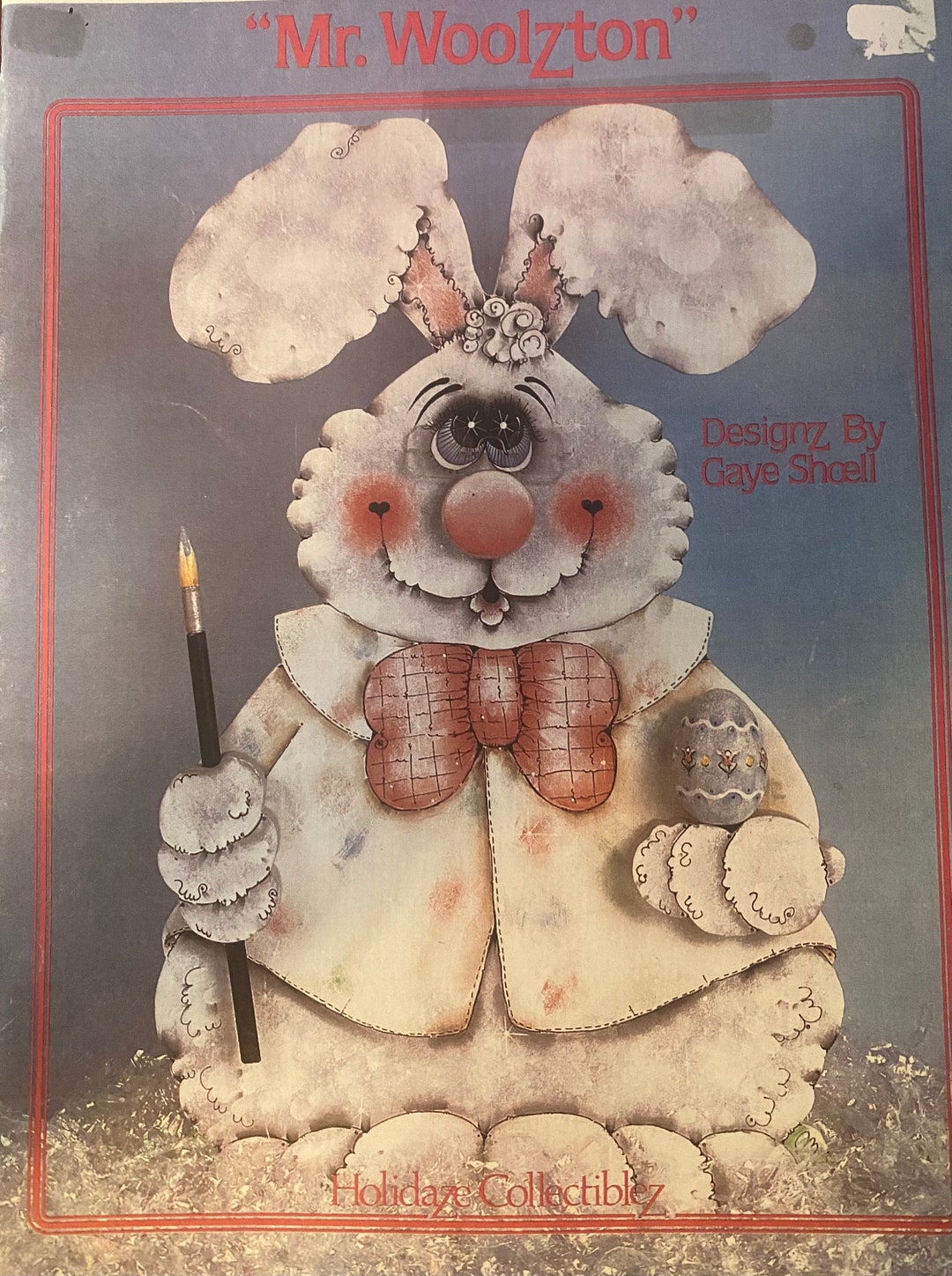 Tole Painting Pattern Booklet: Mr Woolzton by Gaye Schoell - Etsy