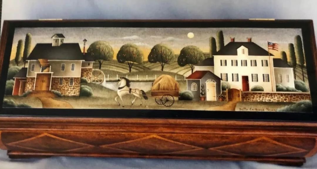 Vintage Tole Painting Pattern : Mcintosh Meadow by Betty Caithness - Etsy