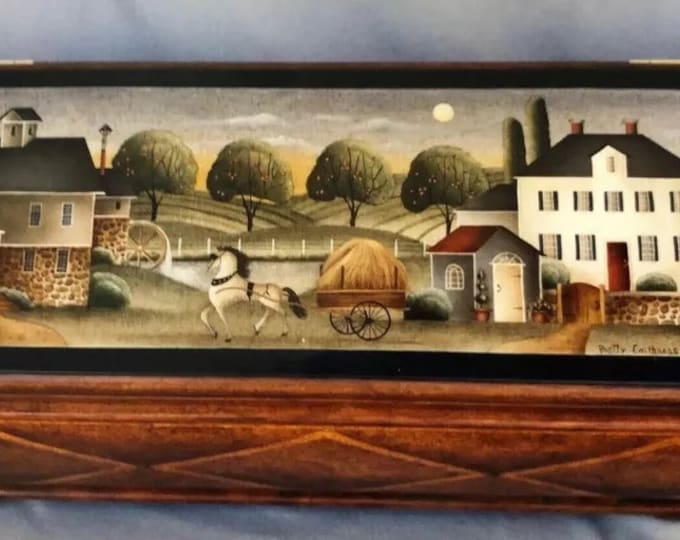 Vintage Tole Painting Pattern : Mcintosh Meadow by Betty Caithness - Etsy