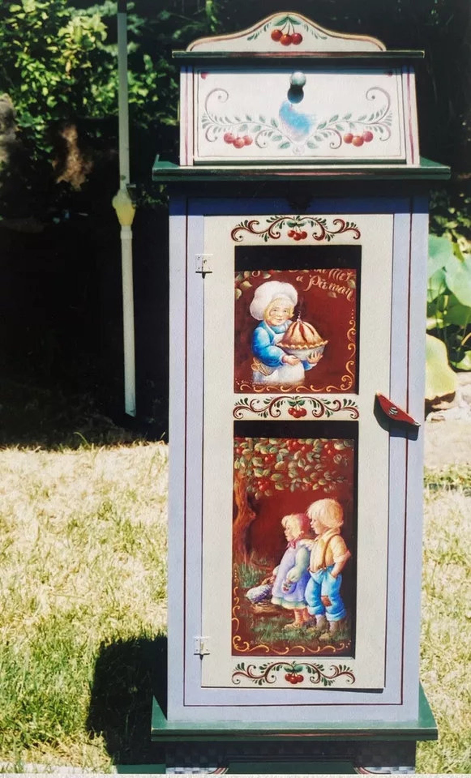 Vintage 1999 Tole Painting Pattern Packet: Pie Cupboard by Helan ...