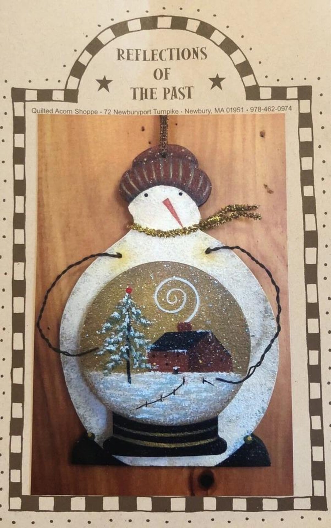 Tole Painting Pattern Close to Home Snowman by Cynthia Erekson - Etsy
