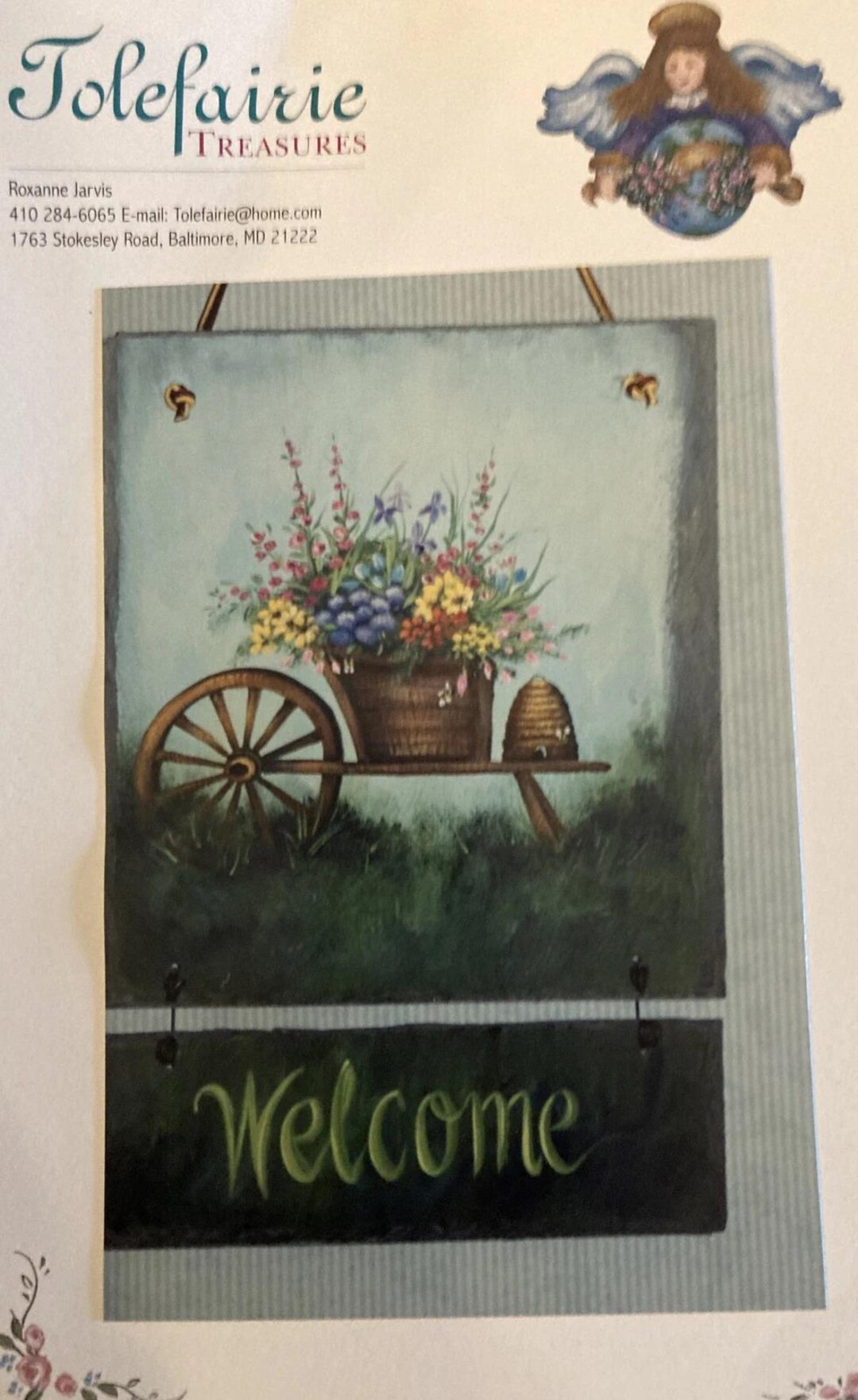 Tole Painting Pattern Packet: Sunday Morning Flower Mart by Roxanne ...