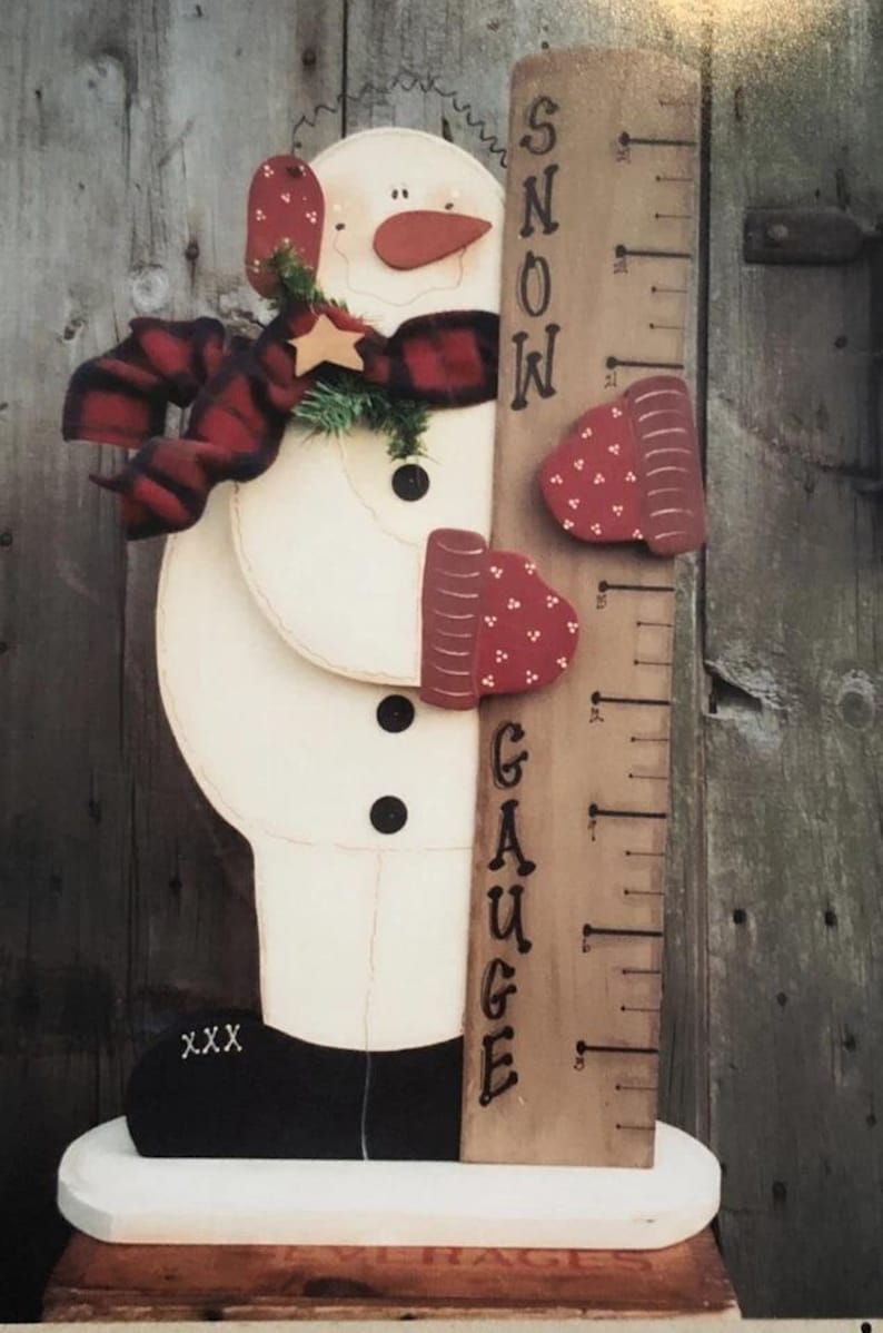 Tole Painting Pattern Packet: Snow Gauge 30" Snowman by Heidi Markish ...
