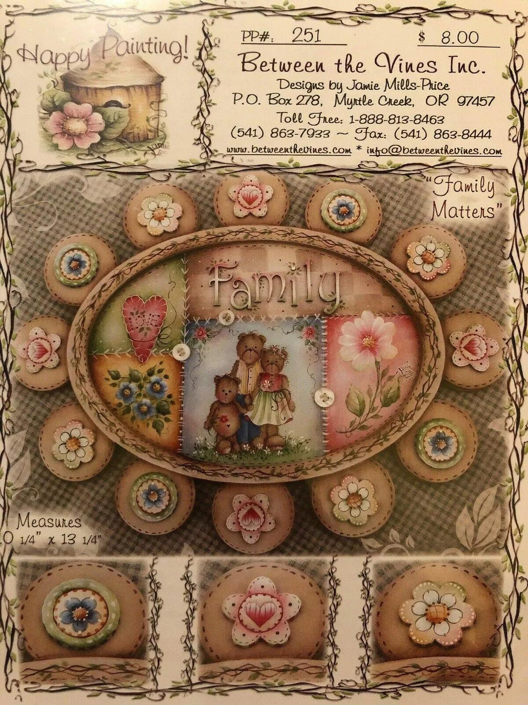 Tole Painting Pattern : Family Matters by Jamie Mills Price - Etsy