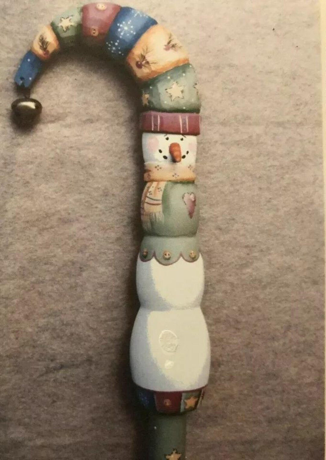 Tole Painting Pattern Packet: Victorian Snowman Walking Stick by Chris ...