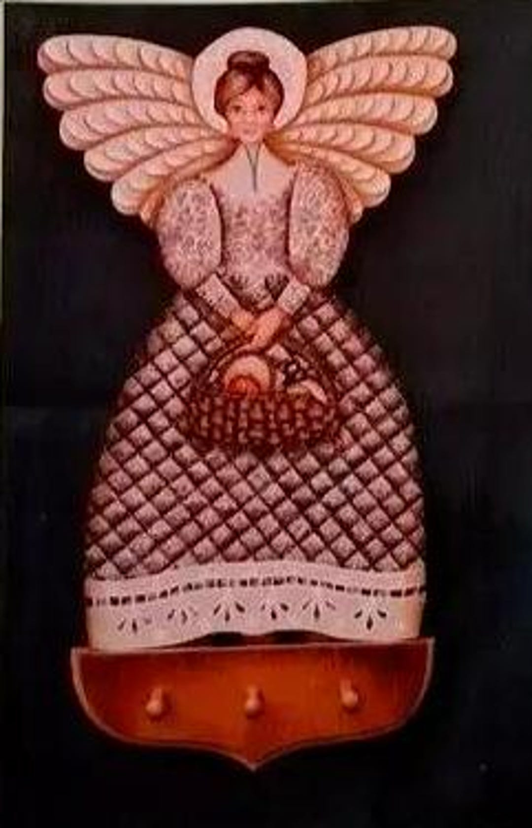 Vintage Tole Painting Pattern : Quilted Angel by Nancylee Lenski - Etsy