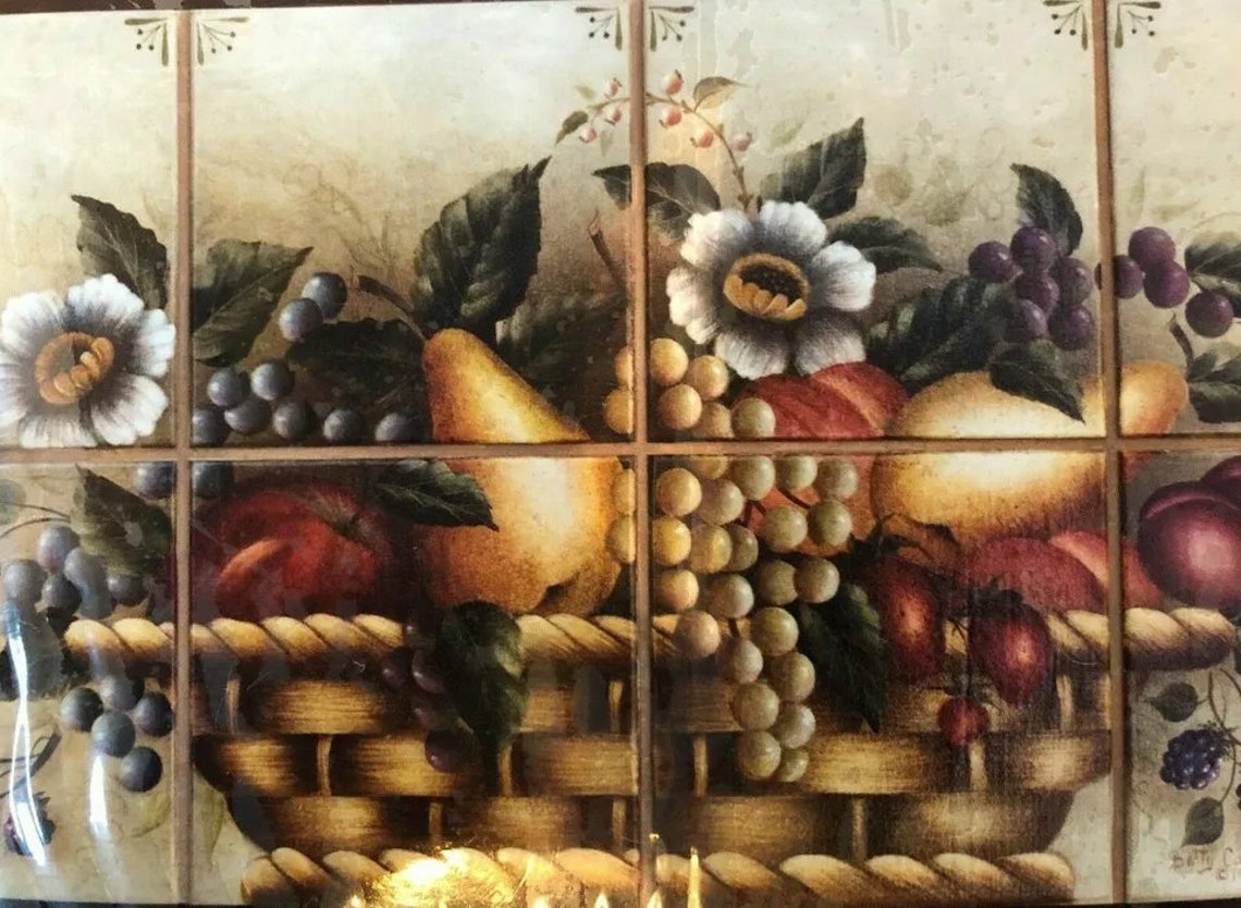Decorative Tole Painting Pattern Packet: Tiled Fruit Box by Betty ...