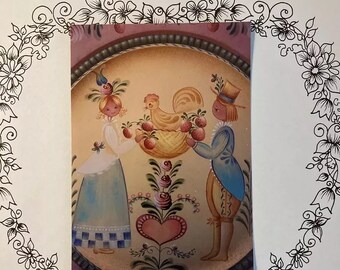Decorative Tole Painting Pattern Packet Celebrate Plate - Etsy