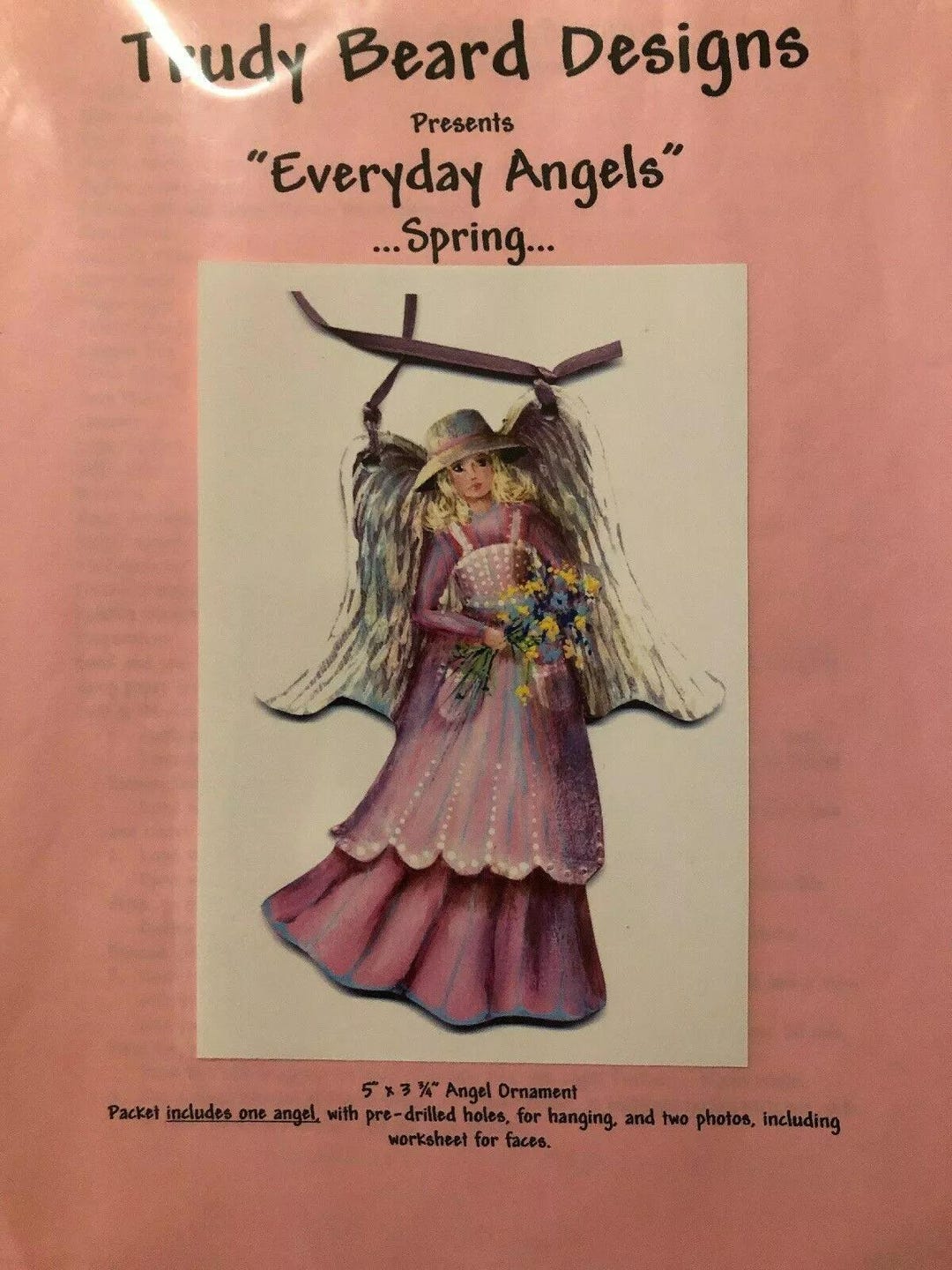 Vintage Tole Painting Pattern: Spring Everyday Angels by Trudy Beard - Etsy