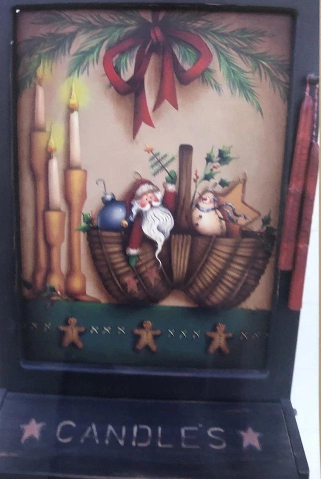 Vintage Tole Painting Pattern Packet : Basket of Ornaments by Maxine ...