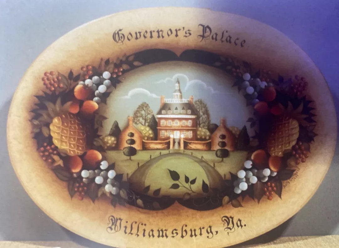 Vintage Tole Painting Pattern : Governor's Palace by Betty Caithness - Etsy