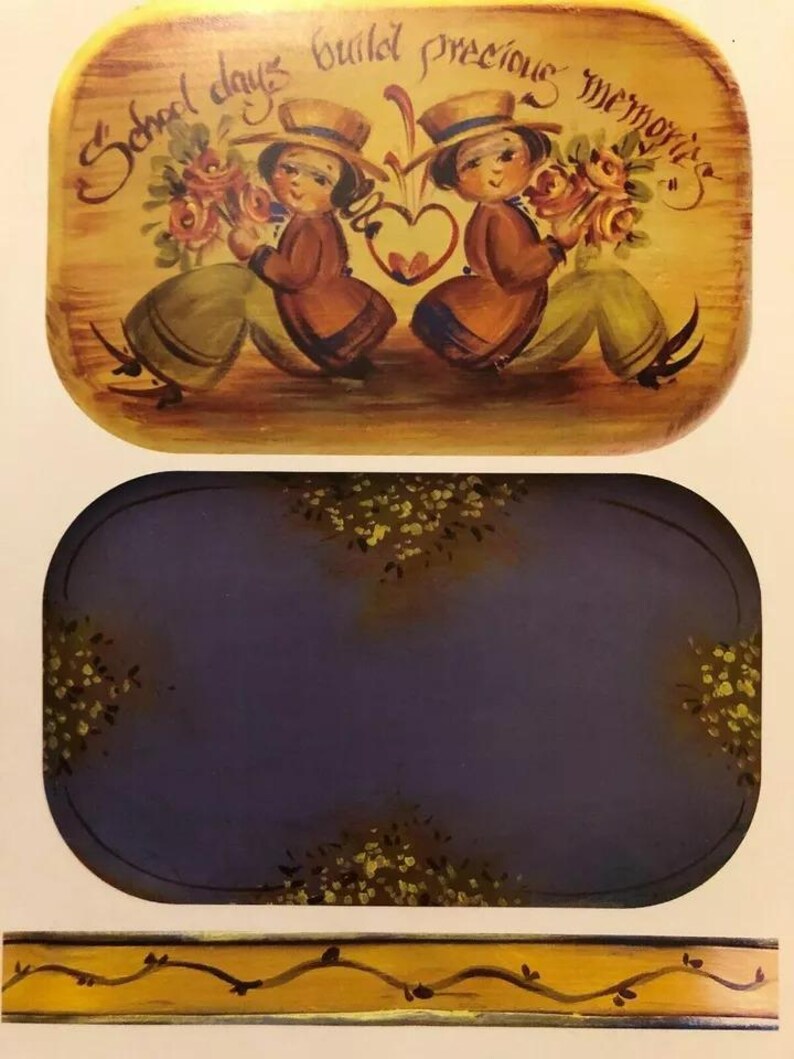 Vintage Tole Painting Pattern MEGA Booklet: the Painted Rose by Jo ...