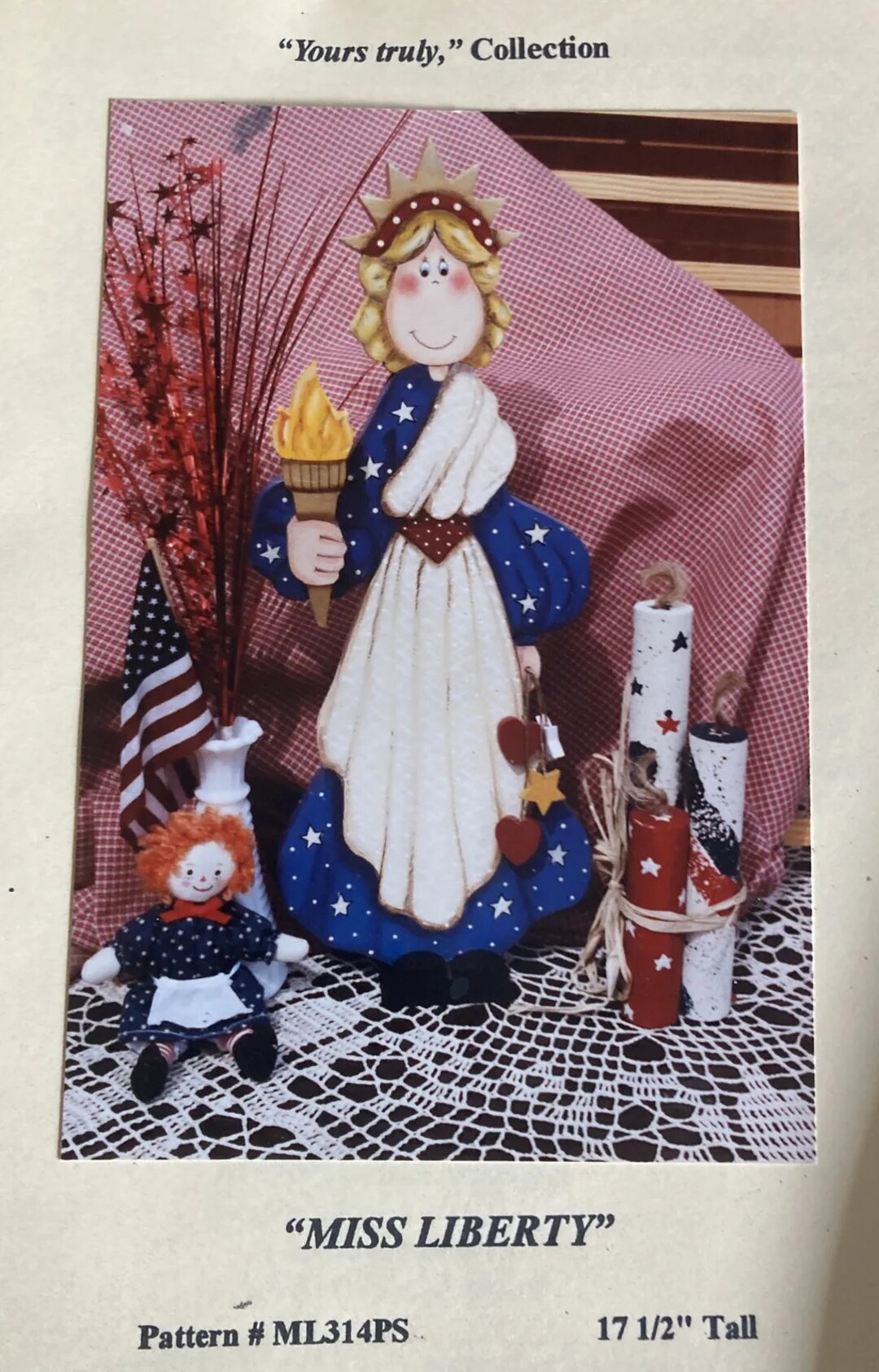 Decorative Tole Painting Pattern Packet: Miss Liberty by Mary Helen ...