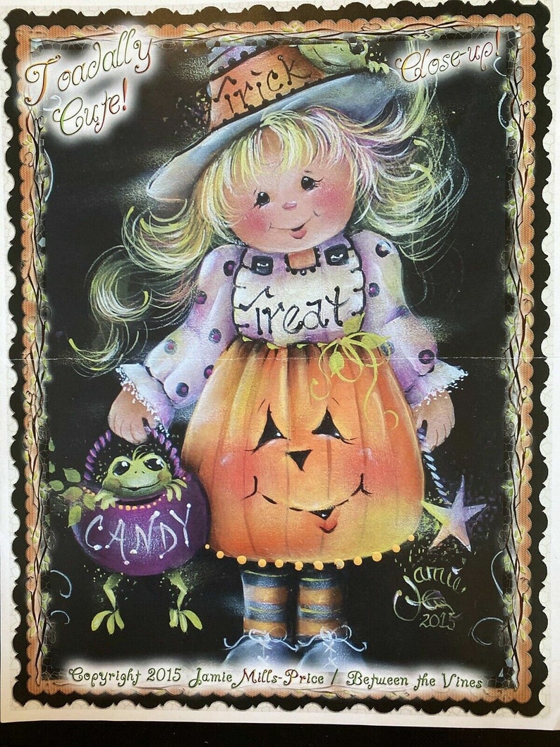 Decorative Tole Painting Pattern Packet: Toadally Cute by Jamie Mills ...