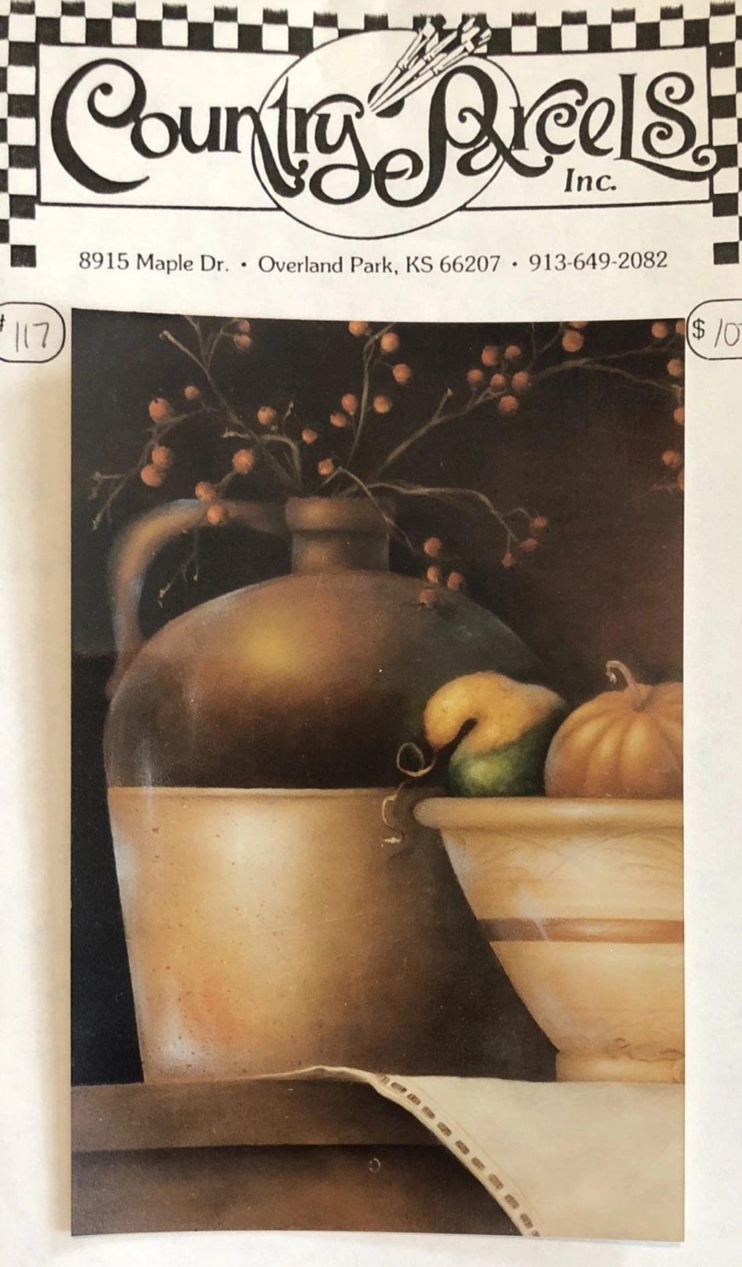 Tole Painting Pattern Packet : Fall Still Life by Brenda Mcpeek - Etsy