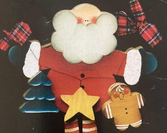 Vintage 1995 Tole Painting Pattern Packet: Mcsanta & Friends From the ...