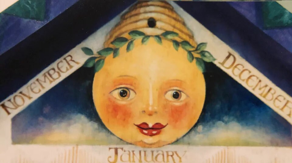 Deluxe Tole Painting Pattern : Harvest Moon Shelf by Michele Walton - Etsy