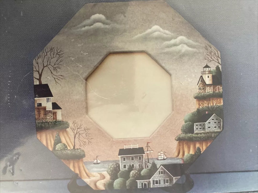 Vintage 1997 Tole Painting Pattern : New England Cove by Betty ...
