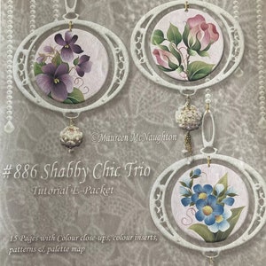 Decorative Tole Painting Pattern Packet: Shabby Chic Trio by Maureen ...