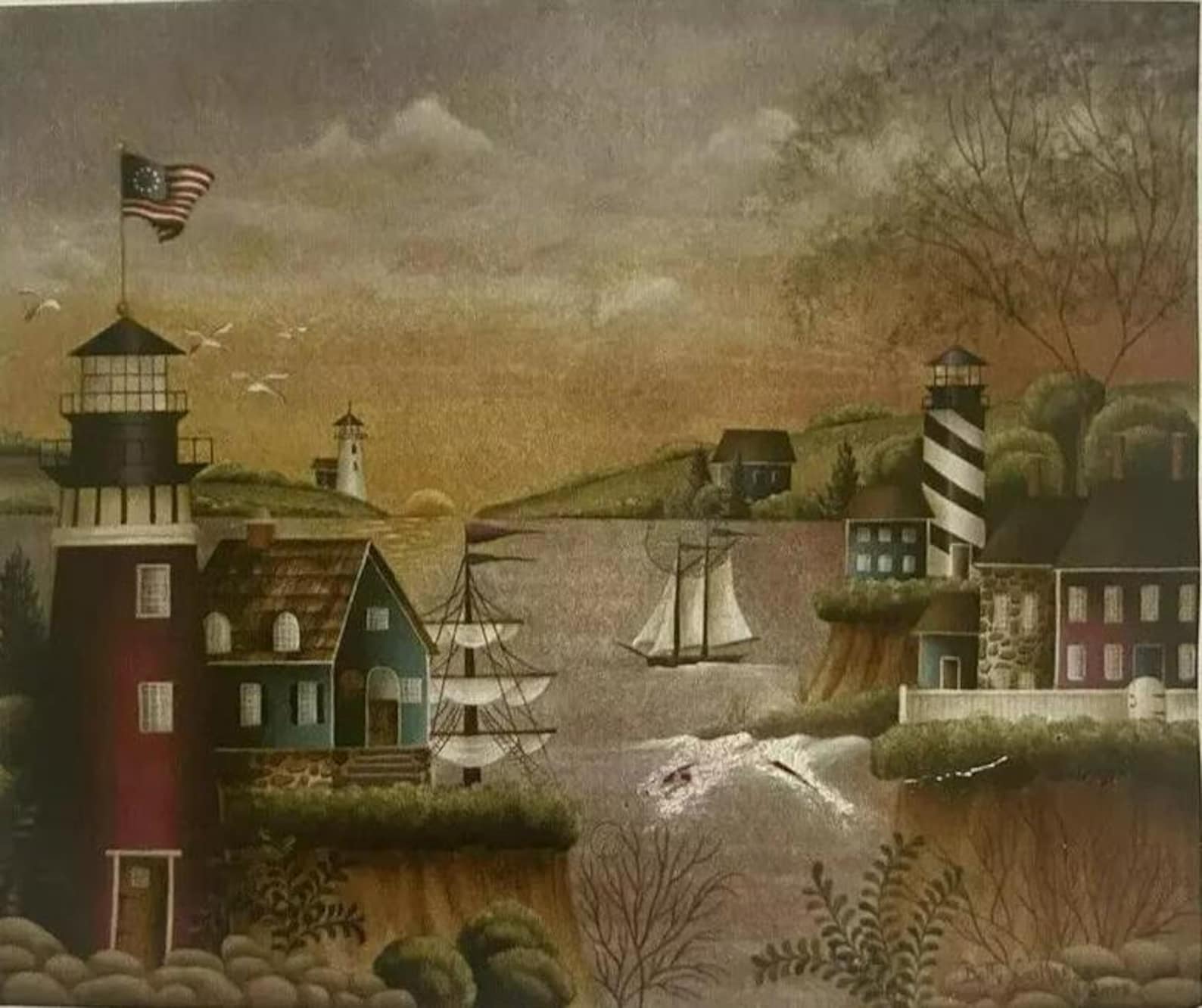 Tole Painting Pattern : Denbigh Shore by Betty Caithness - Etsy