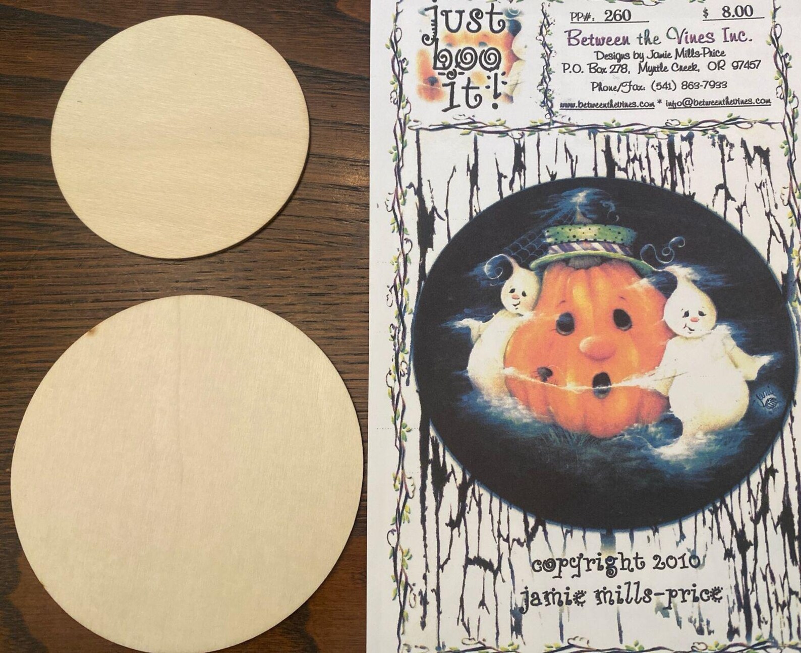Tole Painting Pattern : Just Boo It! + Wood Surfaces by Jamie Mills ...