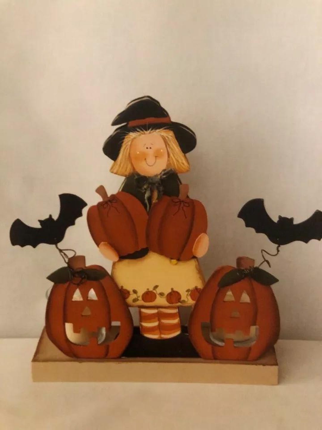 Vintage 1998 Tole Painting Pattern : Wanda's Glowing Pumpkins ...