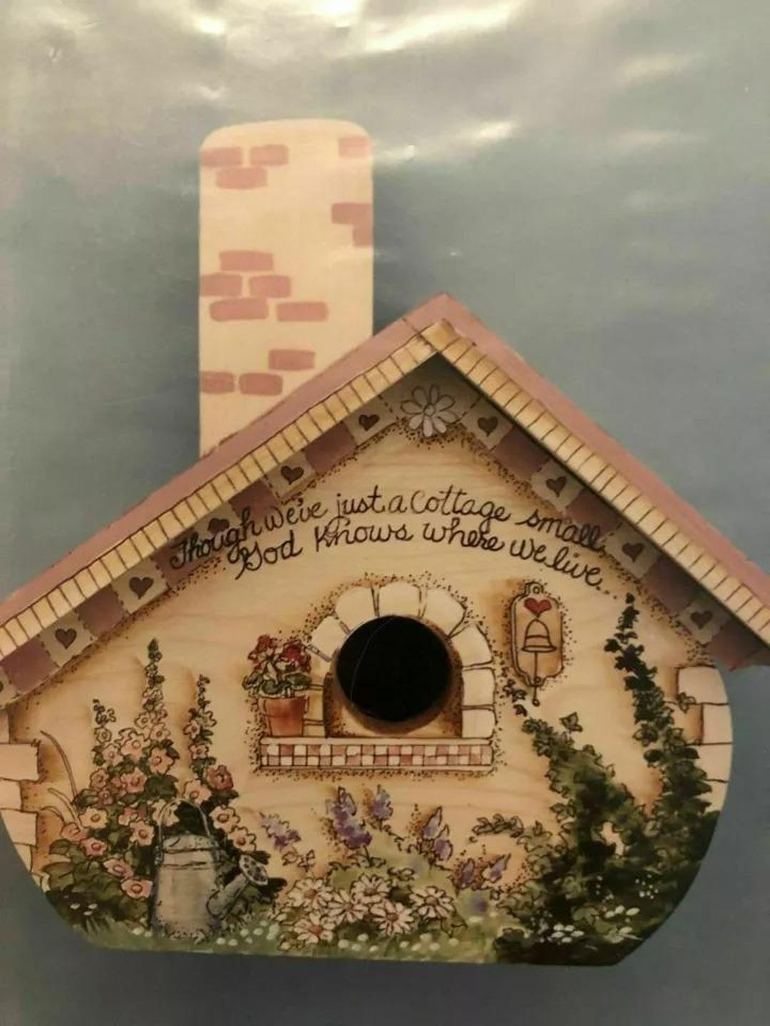 Vintage Tole Pattern : Cottage Birdhouse by Delane Lange - Etsy